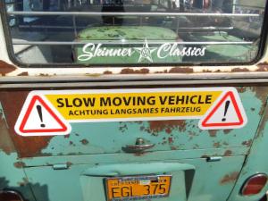 Slow Moving Vehicle Magnetic Sign – Aircooled Lifestyle