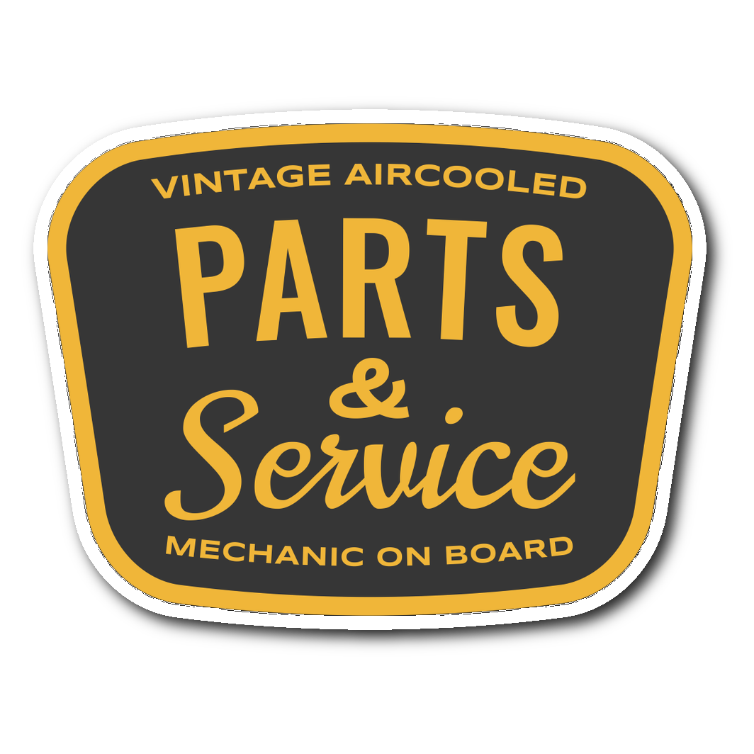Parts & Service Mechanic On Board Sticker – Aircooled Lifestyle
