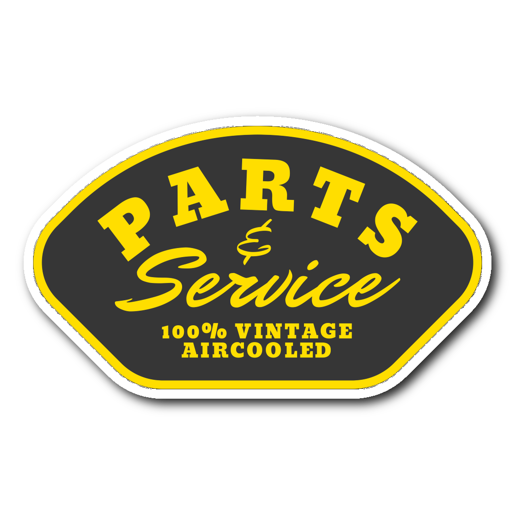 Parts & Service - 100% Vintage Aircooled Sticker – Aircooled Lifestyle